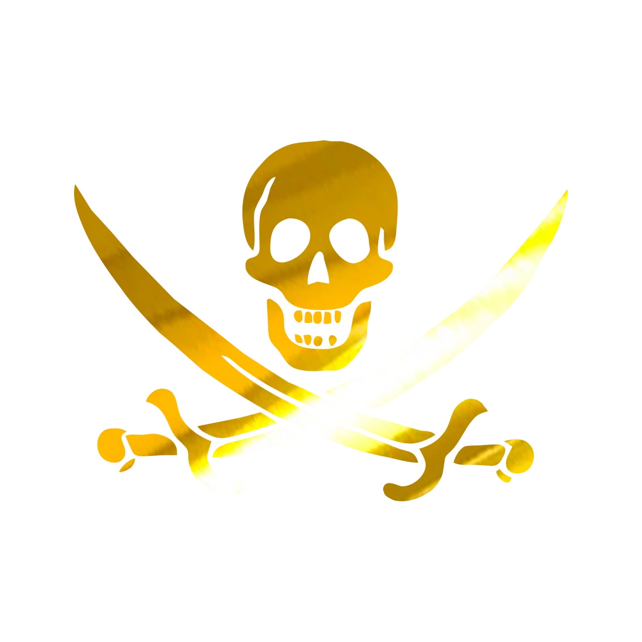 Jolly Roger Calico Jack Rackham Pirate Sticker Decal Die Cut - Self ...