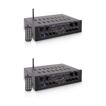 Pyle PVAMP60 Pro Vamp Series 60 Watt Amplifier w/ 3 Band EQ & Overdrive ...