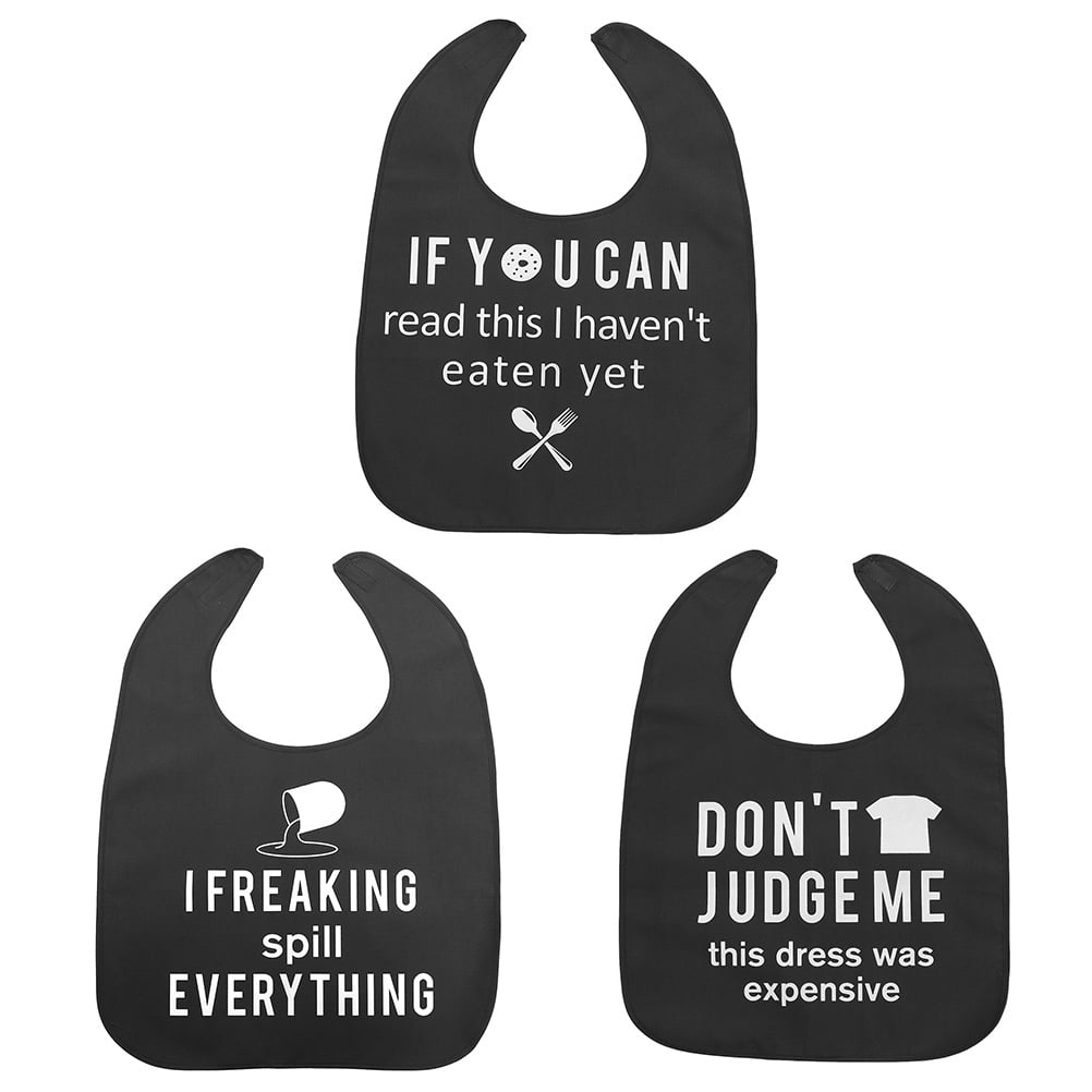 Click here for Etereauty 3pcs Adult Bib Decorative Adult Bib Elde... prices