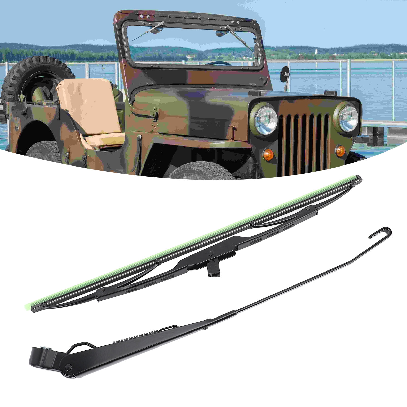 Windscreen Wiper Motor Arm Blade Kit, 12v Windshield Wiper Motor ...