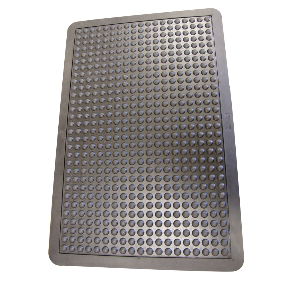 Rubber-Cal "Bubble-Top" Anti-Fatigue Floor Mat - 5/8 in x 2 ft x 3 ft ...