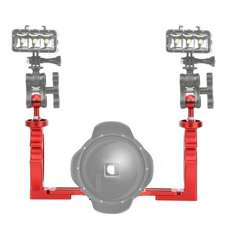 Handheld Hand Grip Dual Handheld Hand Grip Underwater Sports Camera ...