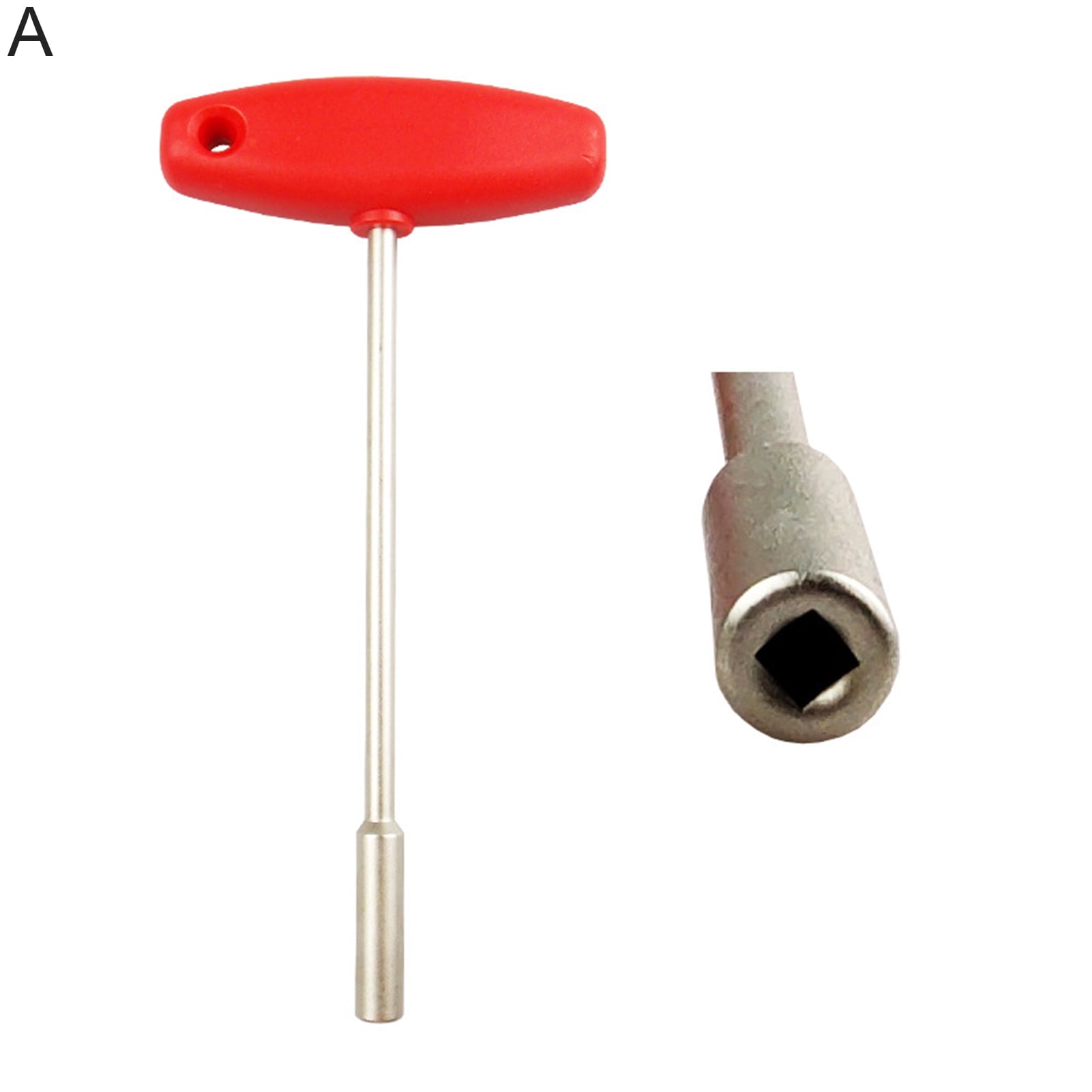 Plastic T-shaped Socket Bike Built-in Tool Steel Concealed Spoke Cap ...