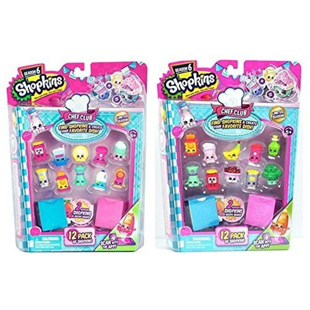 Shopkins Chef Club 12-Pack (Set of TWO Different 12-Packs) - Walmart ...
