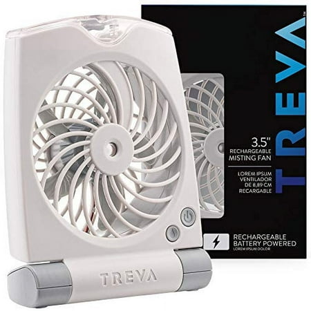 Treva 3-Speed continuous Mister Fan - 35 Inch Personal Misting Fan with ...