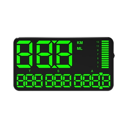 jovati 5.5 Inch GPS Speedometer Odometer HUD Digital Display,With Over ...