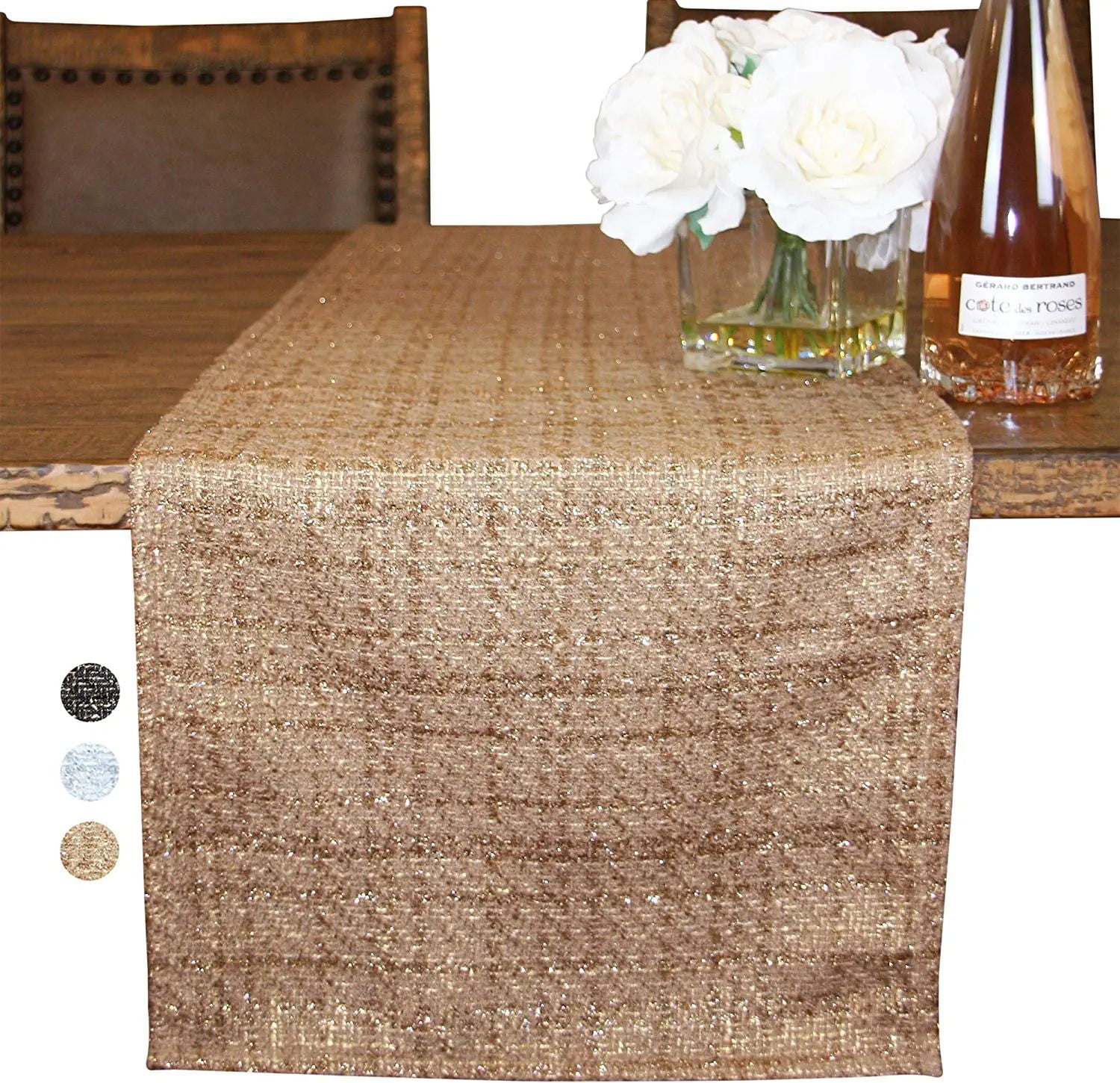 Tweed Table Runner, Large 14 x 72-inch Fall Runner for Dining Table and ...