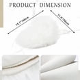 2 count Heart Shaped Faux Rugs Small - 12x16 Inch Plush Area Carpets ...