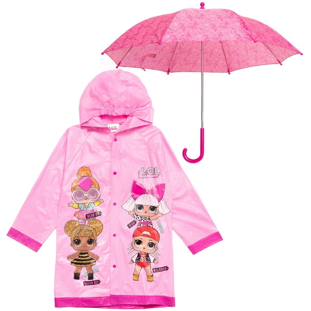 L.O.L. Surprise! Queen Bee M.C. Swag Diva Big Girls Waterproof Rain ...