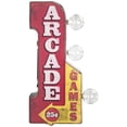 Free Shipping! American Art Decor Vintage Arcade Games Mini LED Marquee ...