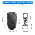 4-Button Key Fob Cover - Leather Shell, Compatible with Ford Explorer ...