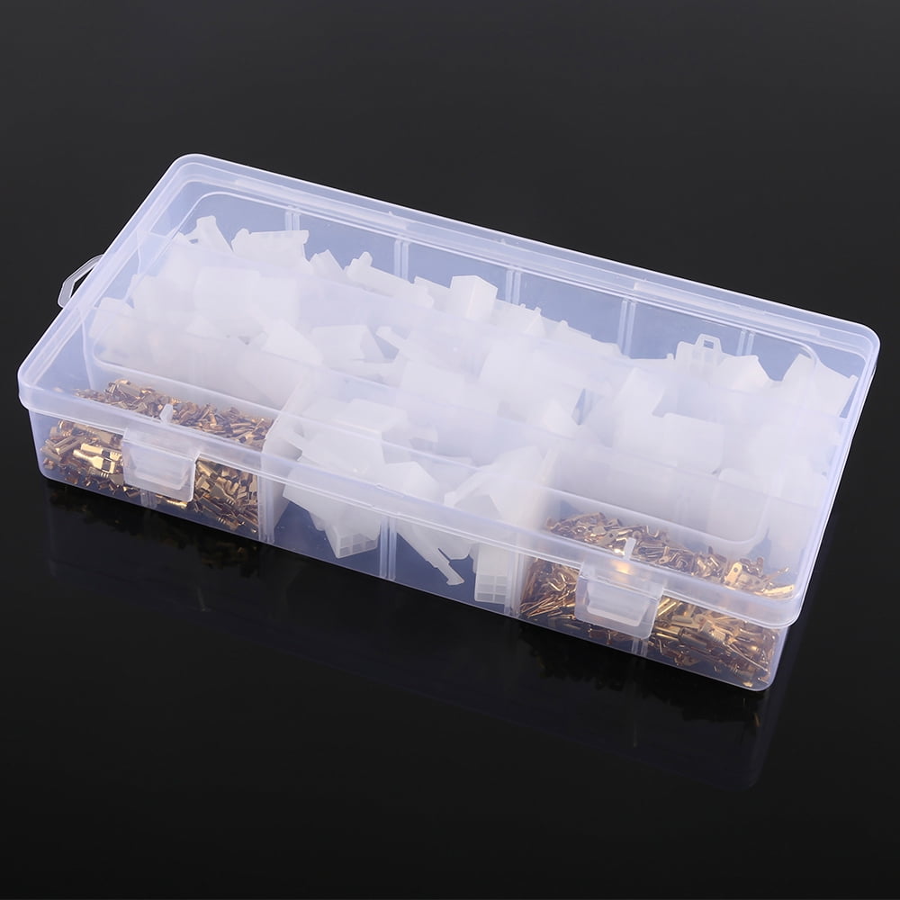 ODOMY Pack of 380PCS Terminal Connectors Electrical Wire Connector Male ...