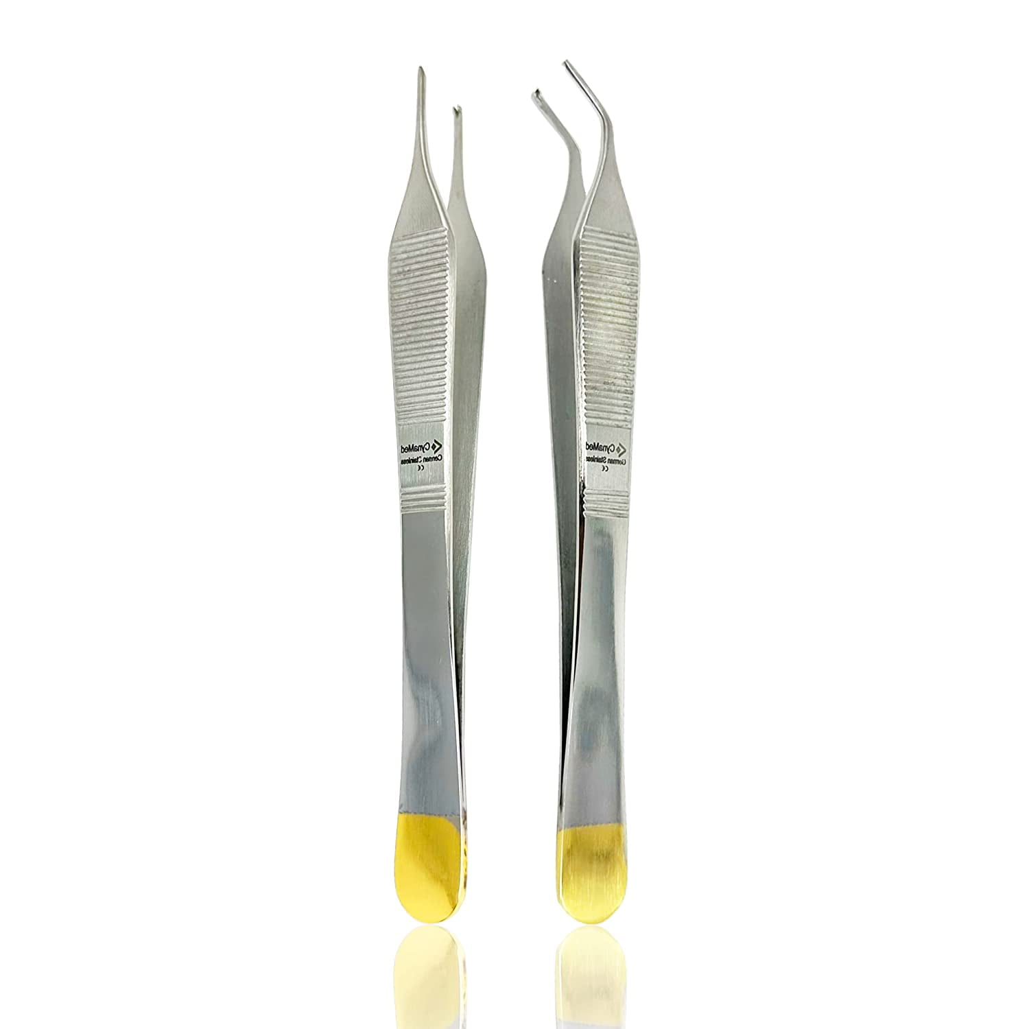 Cynamed Set of 2 Adson Tissue Dissecting Forceps Stainless Steel 1x2 ...