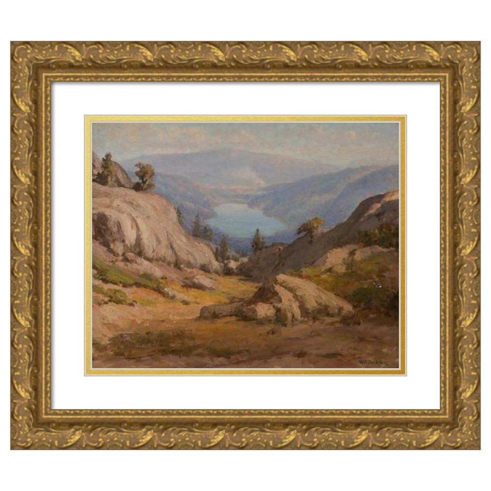 William Franklin Jackson 24x20 Gold Ornate Framed and Double Matted ...