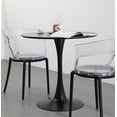 24" Tulip Table for 2-3 Persons Modern Round Dining Table, Mid-Century ...