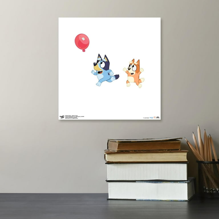 Bluey, Bingo, Bandit, Chilli Wall Art - verloop.io