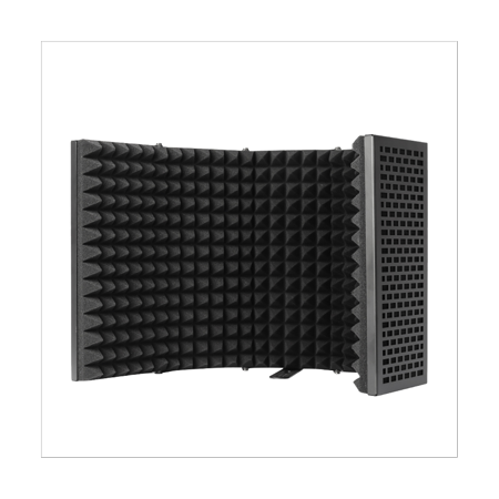 Microphone Portable Tabletop Sound Absorbing Foam Reflection Filter Mic ...