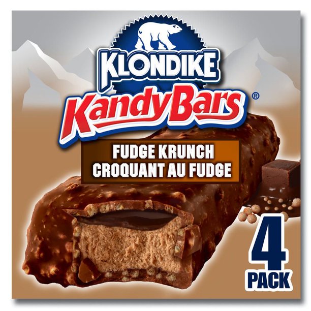 Klondike Fudge Krunch Ice Cream Kandy Bars 4 Pc - Walmart.ca