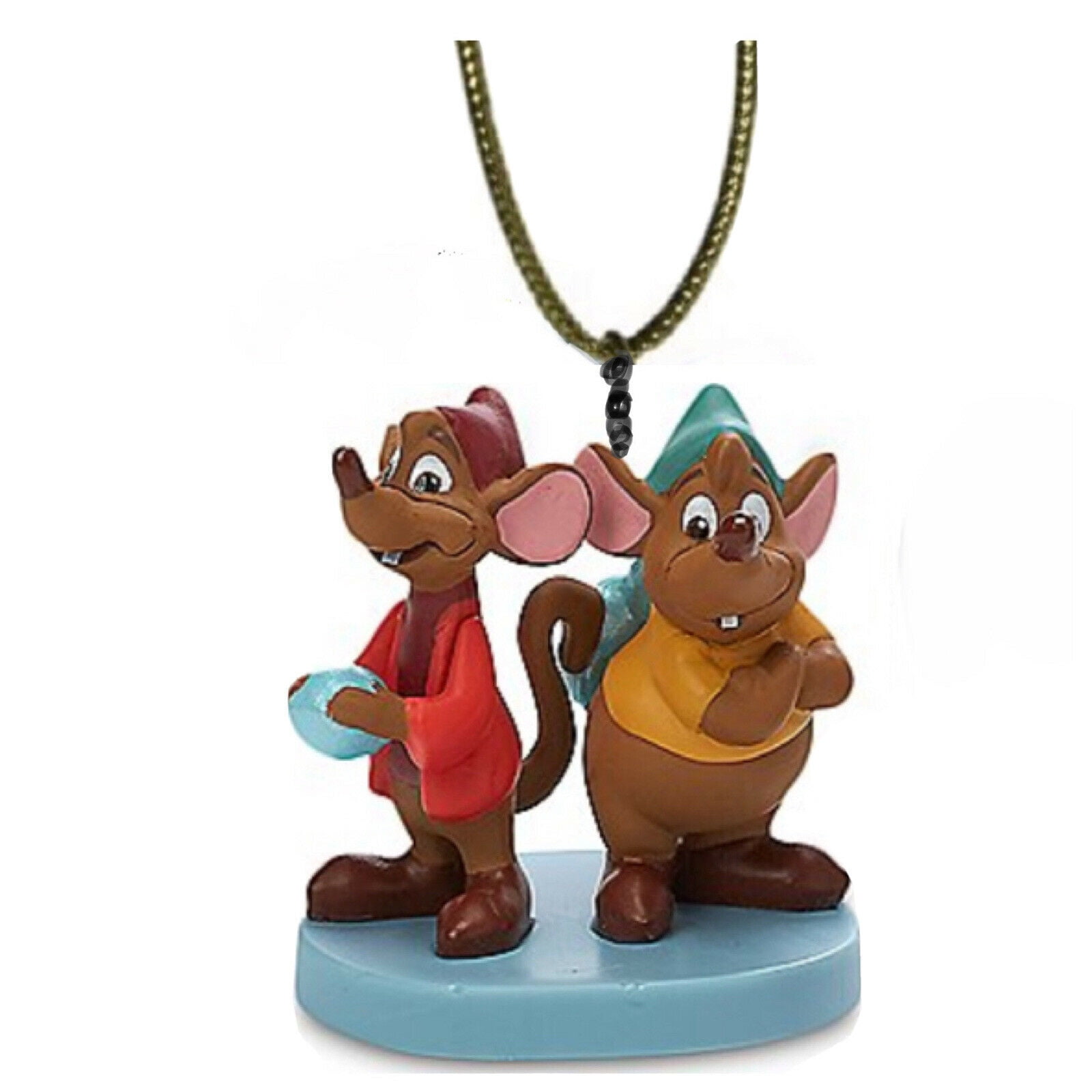 Gus & Jaq Mouse PVC Figure Ornament Cinderella Figurine 2.5" Charm ...