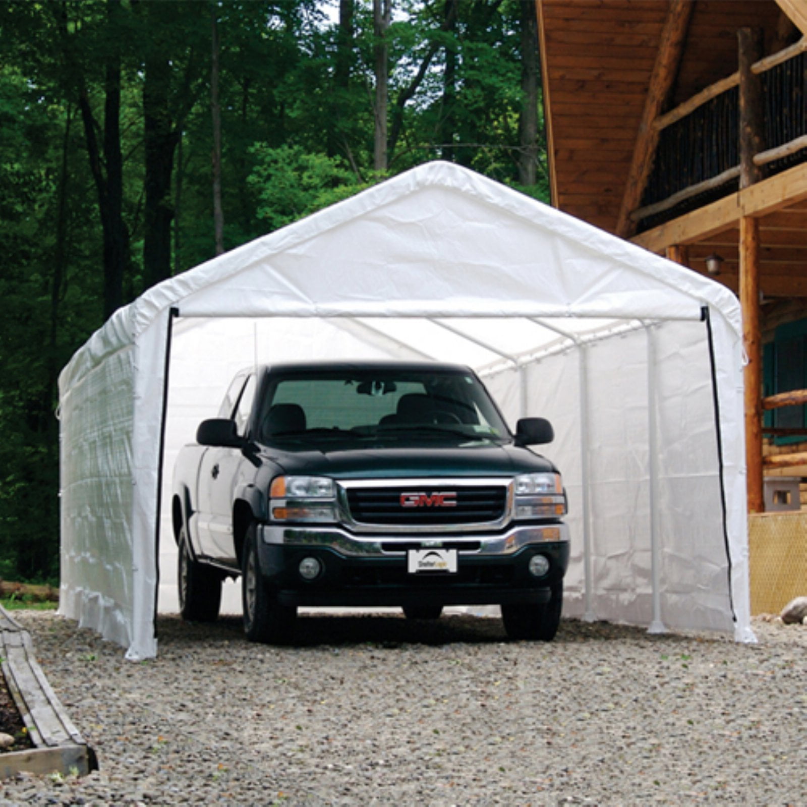 ShelterLogic 1840 White Canopy Enclosure Kit, FR Rated - Walmart.com