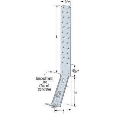 Simpson Strong Tie H1 18-Gauge Hurricane Tie 100-per Box - Walmart.com