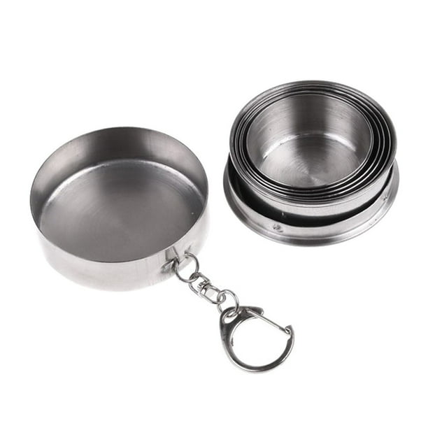 Cup Stainless Steel Folding Water Cup Collapsible Camping collapsible ...
