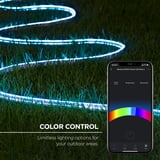 Merkury Innovations Smart Indoor and Outdoor Flex LED Multicolor Neon ...