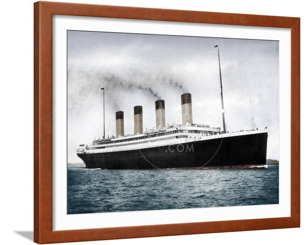 RMS Olympic, White Star Line ocean liner, 19111912, Framed Art Print ...