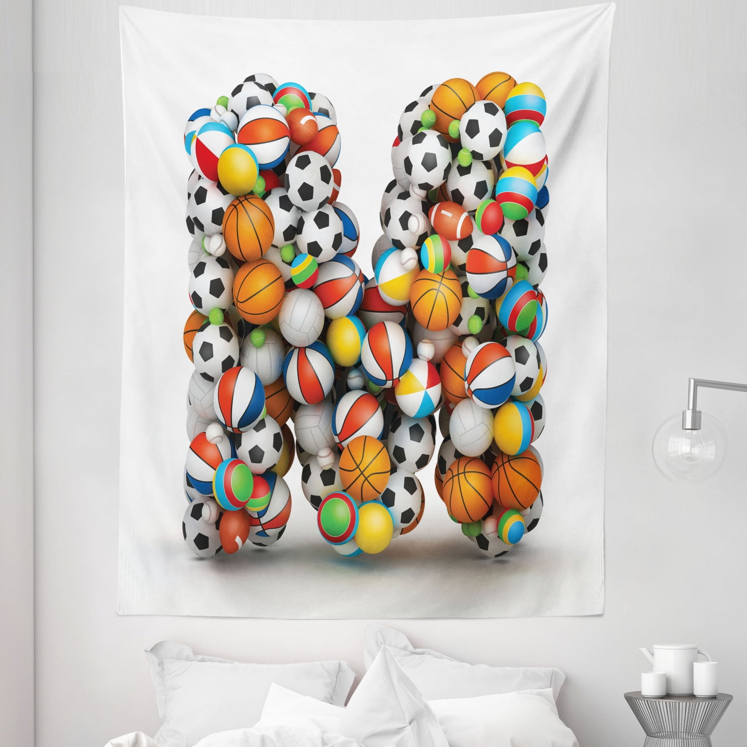 Alphabet Letters Sports Theme Art