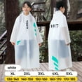 Children Rain Coats with Hood Reusable Rain Poncho Long Rain Coat Boys Rain Jacket Size 14-16 ...