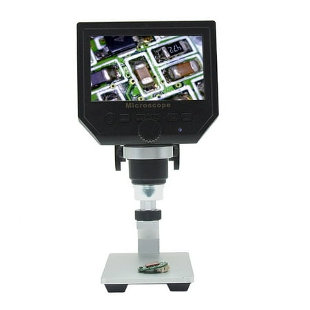 HD 3.6MP CCD Pixel 4.3" OLED Screen Display LCD Digital Microscope Zoom ...