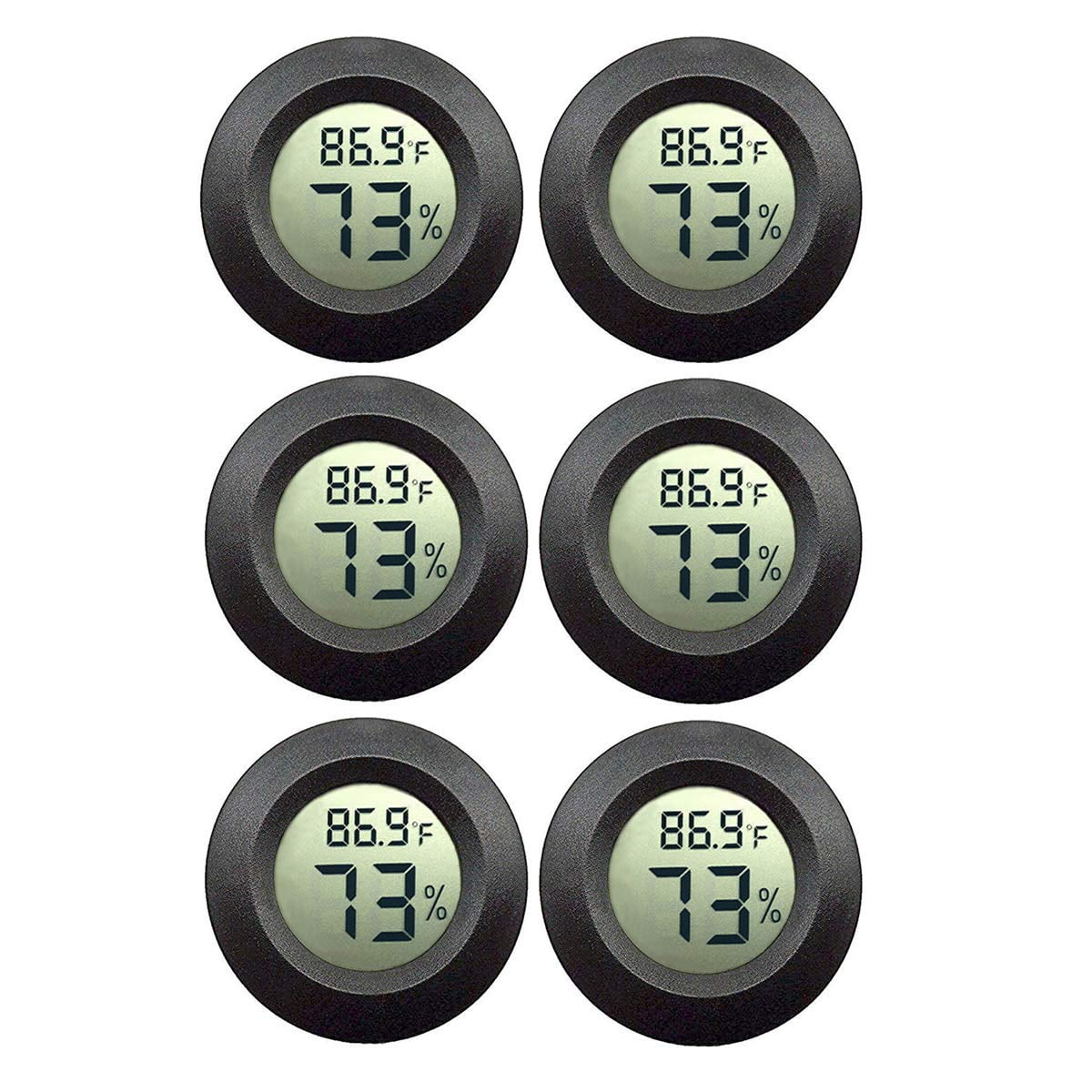 Mini Digital Hygrometer Thermometer Gauge, Indoor Outdoor Temperature ...