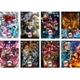 8 Pcs Anime Demon Slayer Poster Cool Wall Decor Art Print Posters for ...