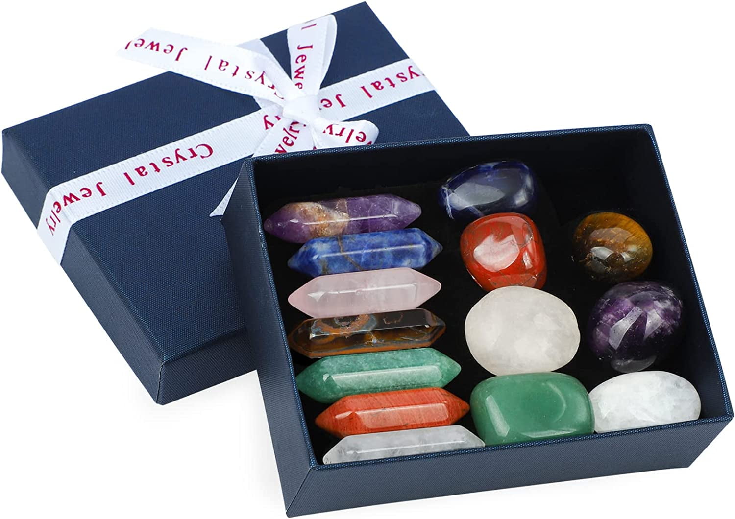 WOVTE Healing Crystals Set, Chakra Crystals and Healing Stones Crystals ...