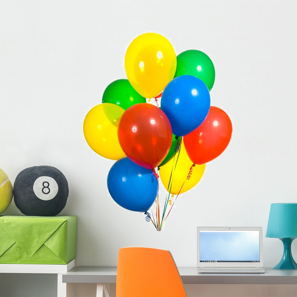 Assorted Balloons Wall Mural by Wallmonkeys Peel and Stick Graphic (36 ...
