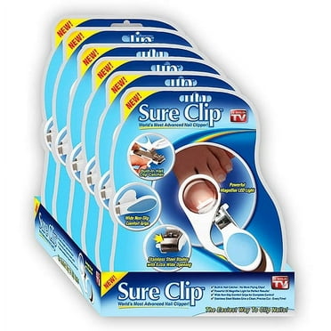 Sure Clip - Advanced Fingernail & Toenail Clipper with Magnify Lens ...
