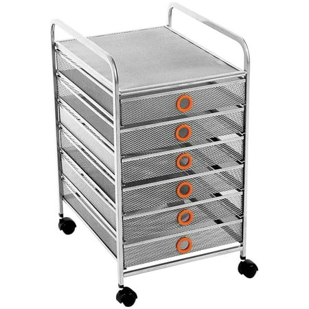 Design Ideas Digit 6 Drawer Cart-Mango | Walmart Canada
