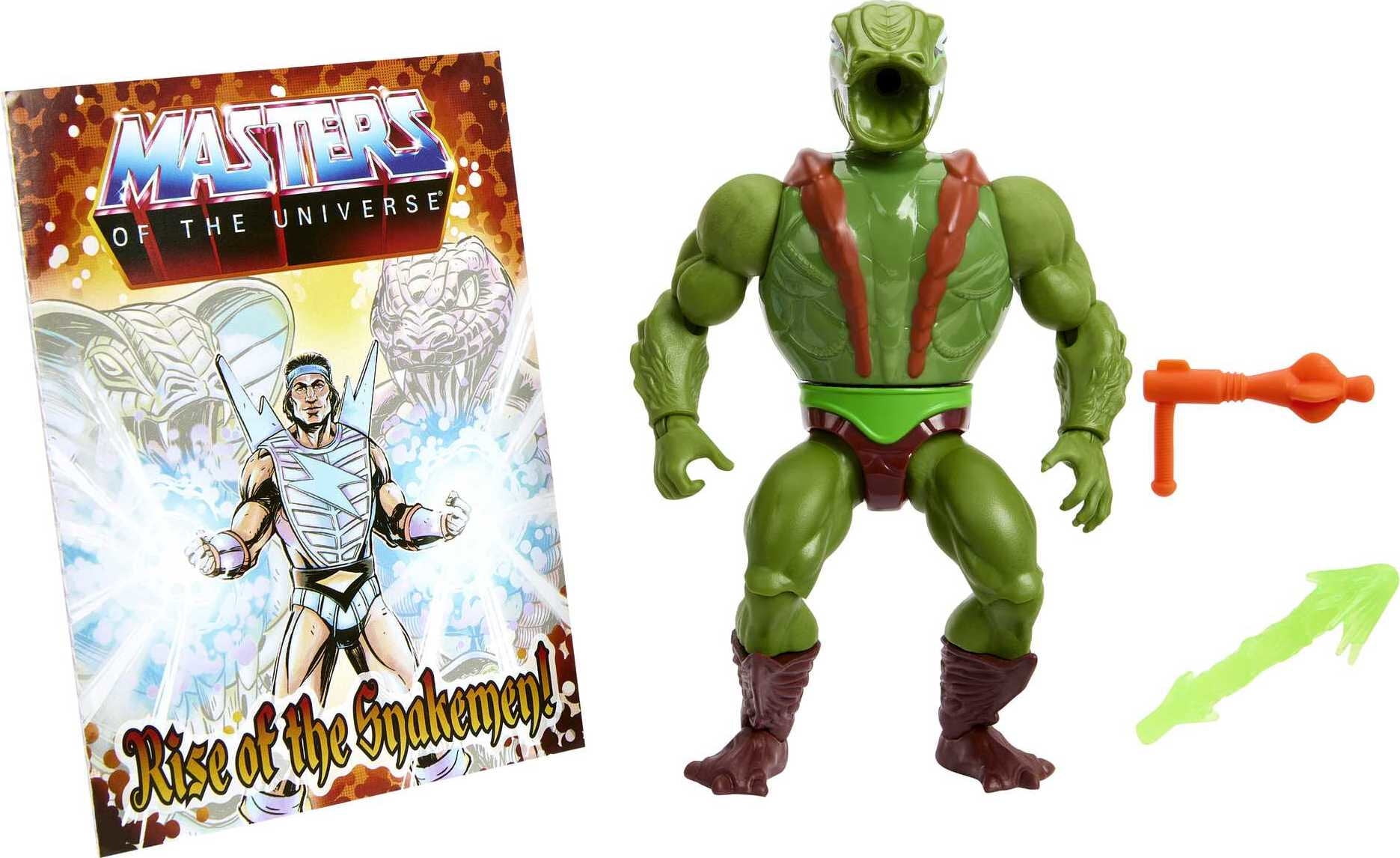 Masters of the Universe Origins Rise of Snake Men Armoe He-Man Action ...