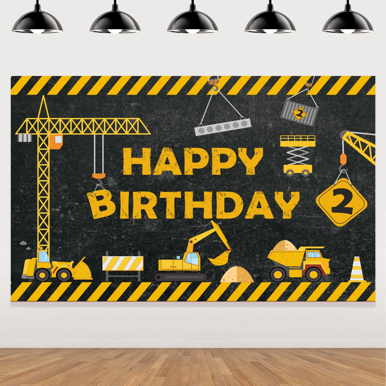 Construction Theme 2nd Birthday Decoration Set Australia | Ubuy