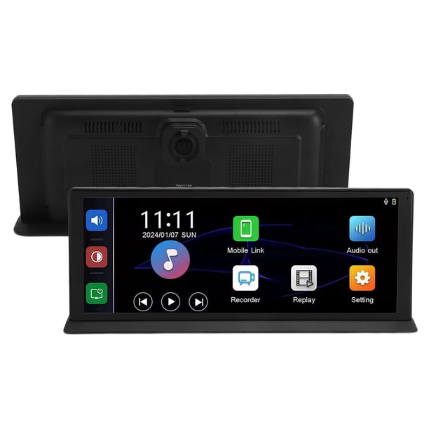 Portable Car Stereo, 1080P Backup Cam 256GB Expandable Touchscreen Car ...