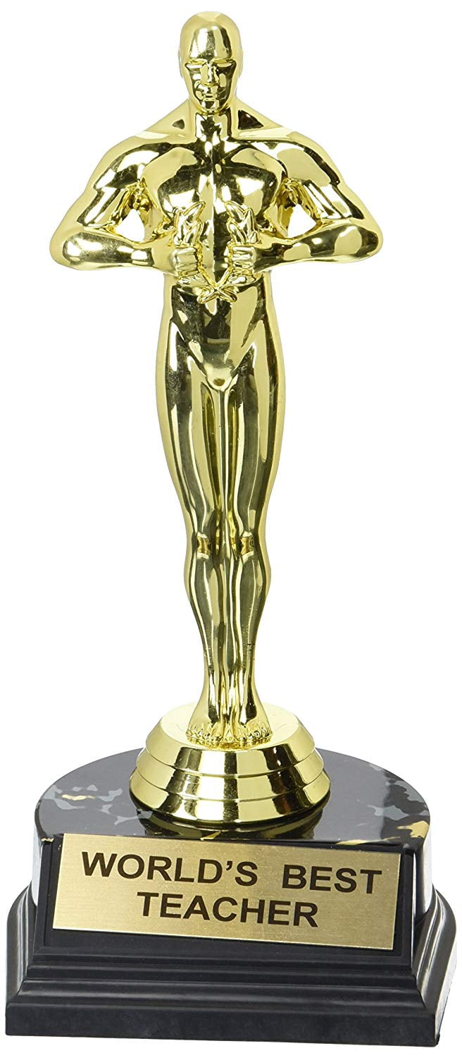 WORLD'S BEST TROPHY (TEACHER) - Walmart.com
