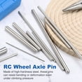 2 Pack RC Wheel Axle Pin, 12x200mm Steel Hex Wheel Hub Nut Pin ...