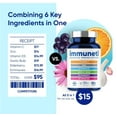Immuneti Advanced Immune Defense, 5-in-1 Blend with Vitamin C ...