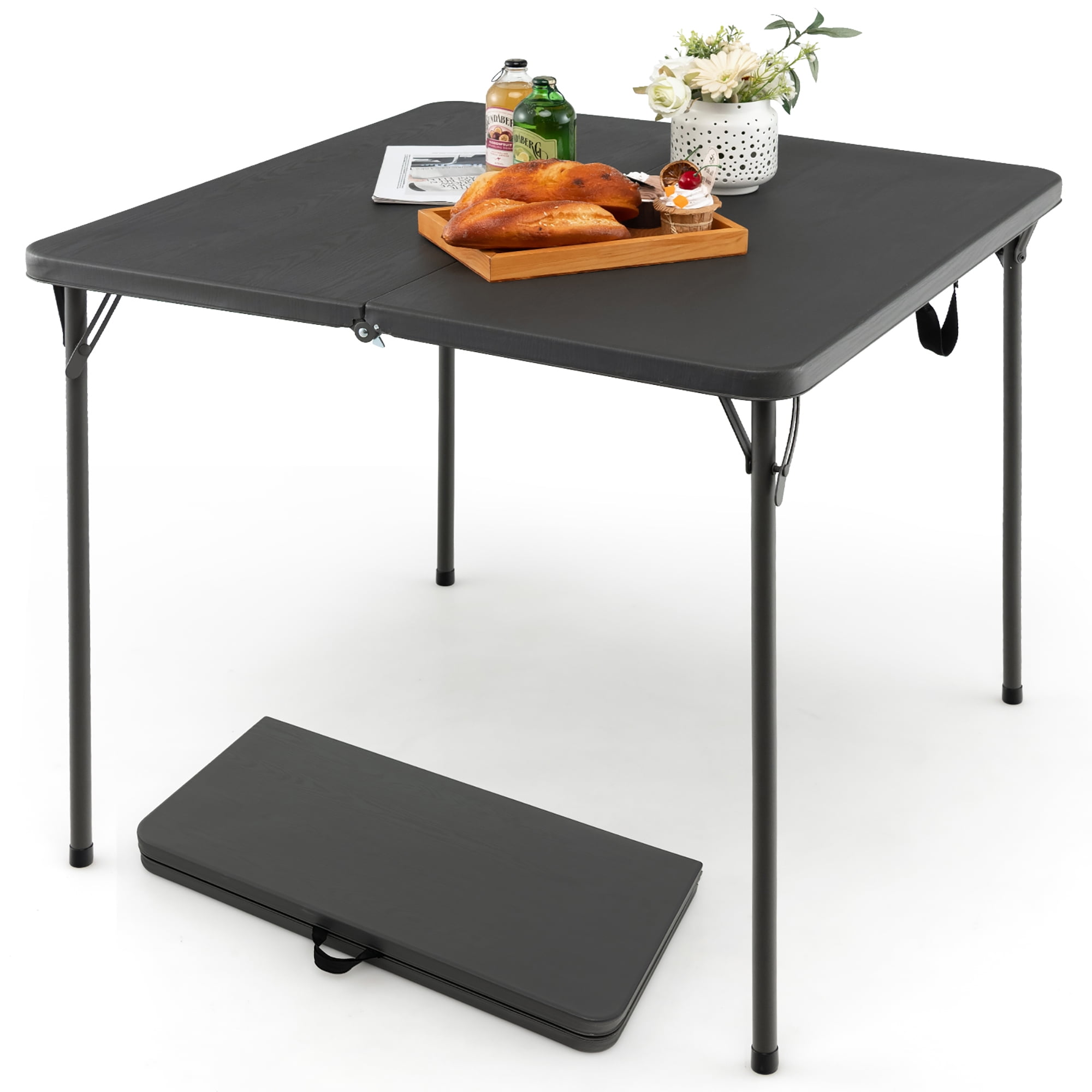 Click here for Costway Folding Camping Table Portable Hdpe Outdoo... prices
