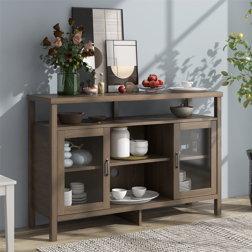Visentor 52 Inch Buffet Sideboard, TV Stand Console Table Entertainment ...