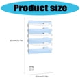Portable Multi-Section File Holder Recyclable Foldable Organiser for ...