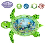 Gebra Sea Turtle Inflatable Tummy Time Mat, Waterproof Activity Toy for ...
