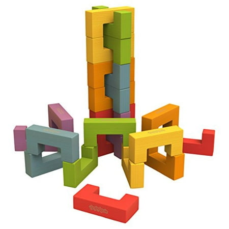 Beginagain U Build It Plus 24 Piece Stacking Blocks Â€“ Unique Wooden ...