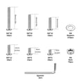 486 Pcs M4 Screws Assortment Kit Metric Nuts and Bolts Hex Socket ...