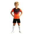 BOOMNY Toddler Boys Soccer Outfits Quick Dry Graphic Short Sleeve ...